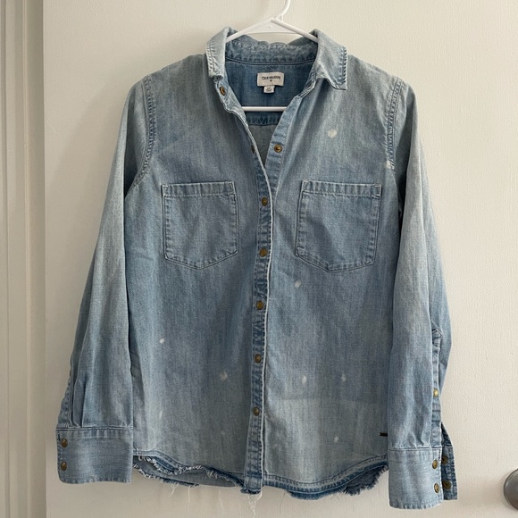 True Religion | Tops | True Religion Button Down Denim Shirt | Poshmark